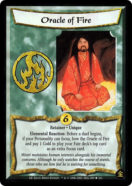 Oracle of Fire/card2 | L5r: Legend of the Five Rings Wiki | Fandom