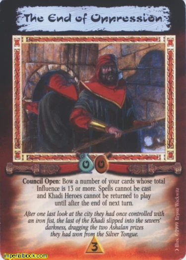 The End of Oppression/card | L5r: Legend of the Five Rings Wiki | Fandom