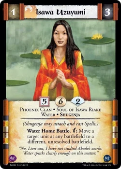 Isawa Uzuyumi/card | L5r: Legend of the Five Rings Wiki | Fandom