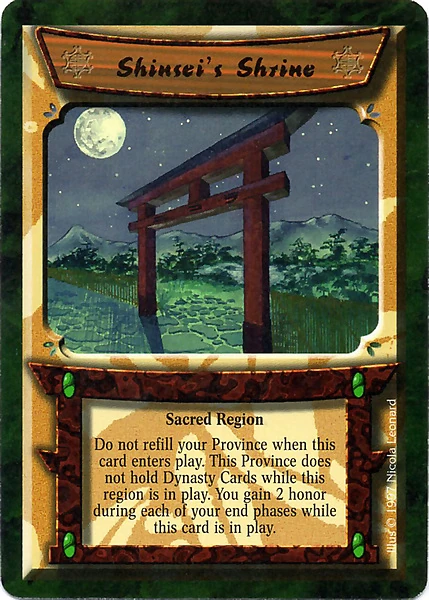 Shinsei's Shrine/card | L5r: Legend of the Five Rings Wiki | Fandom