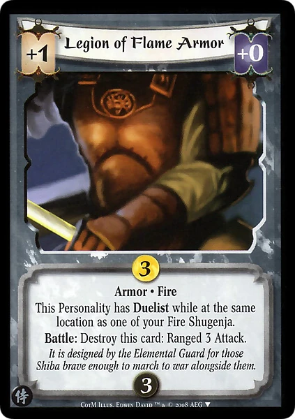Legion of Flame Armor/card | L5r: Legend of the Five Rings Wiki | Fandom
