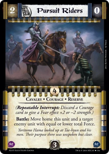 Pursuit Riders/card | L5r: Legend of the Five Rings Wiki | Fandom