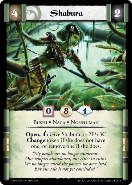 Shabura/card2 | L5r: Legend of the Five Rings Wiki | Fandom