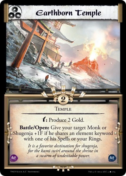 Earthborn Temple/card | L5r: Legend of the Five Rings Wiki | Fandom