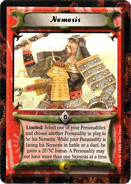 Nemesis/card | L5r: Legend of the Five Rings Wiki | Fandom