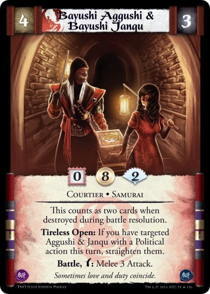 Bayushi Aggushi & Bayushi Janqu/card | L5r: Legend of the Five Rings ...