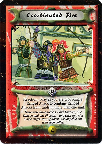 Coordinated Fire/card | L5r: Legend of the Five Rings Wiki | Fandom