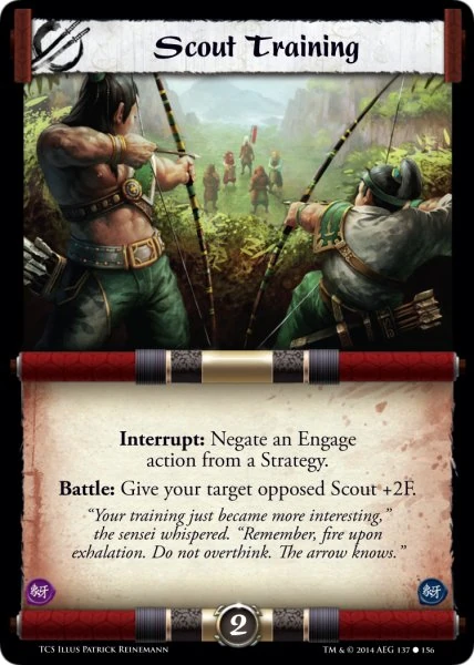Scout Training/card | L5r: Legend of the Five Rings Wiki | Fandom