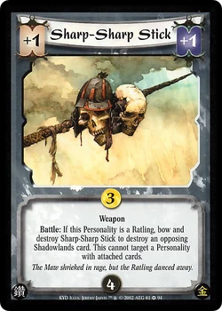 Sharp-Sharp Stick/card | L5r: Legend of the Five Rings Wiki | Fandom