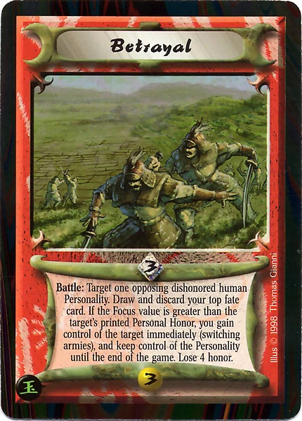 Betrayal/card | L5r: Legend of the Five Rings Wiki | Fandom