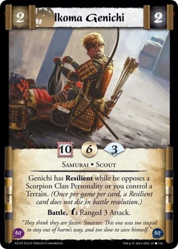 Ikoma Genichi/card | L5r: Legend of the Five Rings Wiki | Fandom