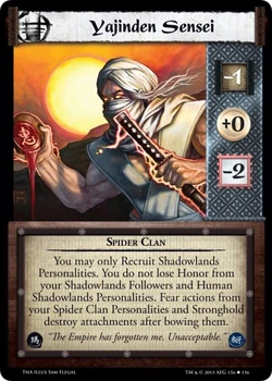 Yajinden Sensei/card | L5r: Legend of the Five Rings Wiki | Fandom