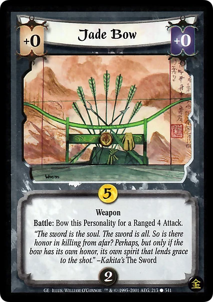 Jade Bow/card2 | L5r: Legend of the Five Rings Wiki | Fandom