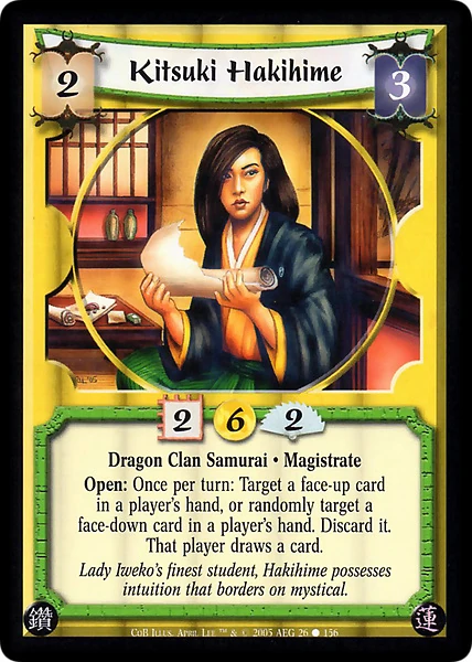 Kitsuki Hakihime/card | L5r: Legend of the Five Rings Wiki | Fandom