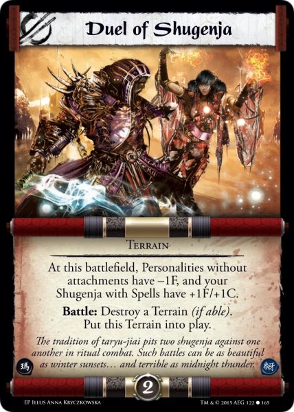 Duel of Shugenja/card | L5r: Legend of the Five Rings Wiki | Fandom