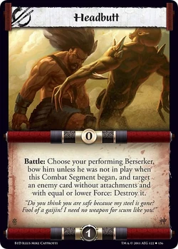Headbutt/card | L5r: Legend of the Five Rings Wiki | Fandom