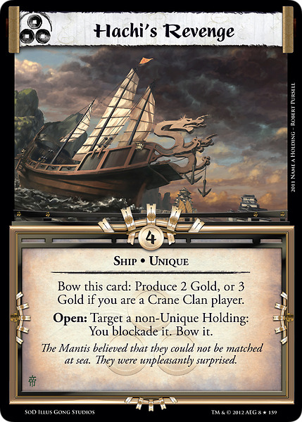 Hachis Revengecard L5r Legend Of The Five Rings Wiki Fandom