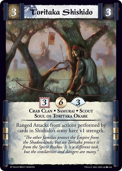 Toritaka Shishido/card | L5r: Legend of the Five Rings Wiki | Fandom