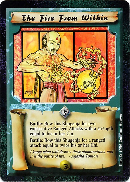 The Fire From Within/card | L5r: Legend of the Five Rings Wiki | Fandom