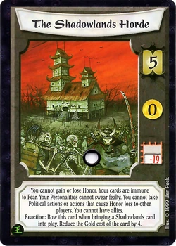 The Shadowlands Horde/card2 | L5r: Legend of the Five Rings Wiki | Fandom
