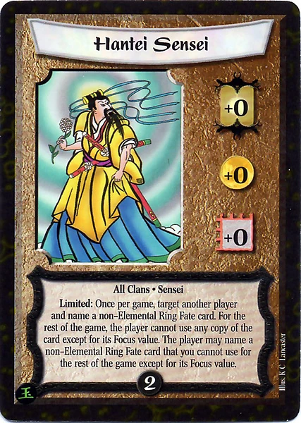 Hantei Sensei/card | L5r: Legend of the Five Rings Wiki | Fandom