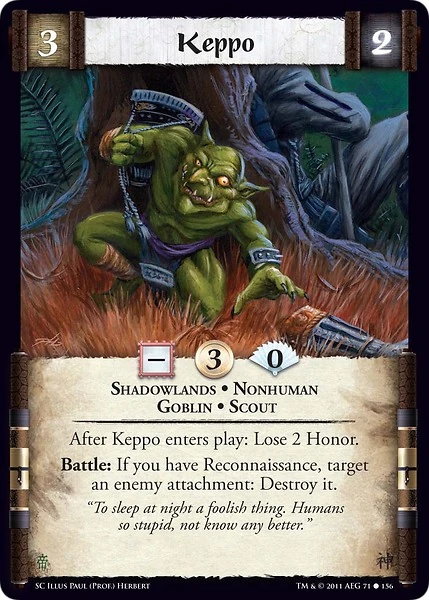 Keppo/card | L5r: Legend of the Five Rings Wiki | Fandom