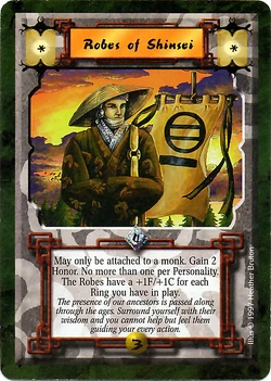 Robes of Shinsei/card | L5r: Legend of the Five Rings Wiki | Fandom