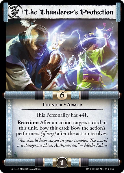 The Thunderer's Protection/card | L5r: Legend of the Five Rings Wiki ...