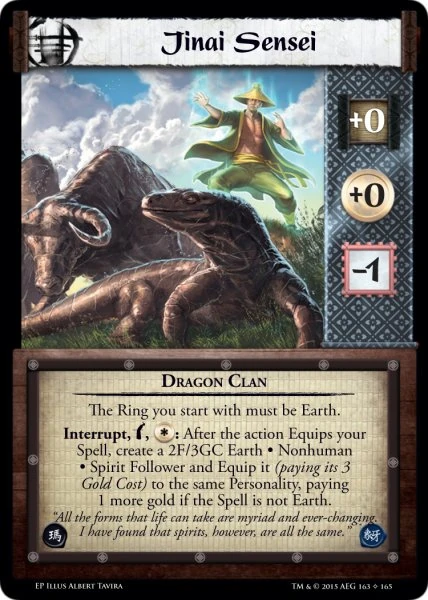 Jinai Sensei/card | L5r: Legend of the Five Rings Wiki | Fandom