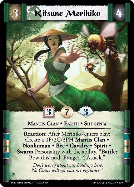 Kitsune Merihiko/card | L5r: Legend of the Five Rings Wiki | Fandom