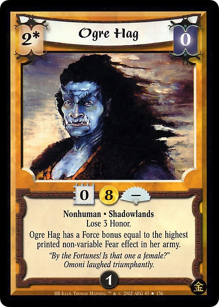 Ogre Hag/card | L5r: Legend of the Five Rings Wiki | Fandom