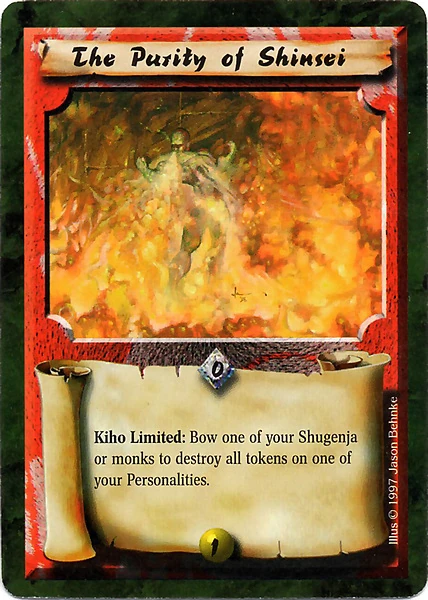 The Purity of Shinsei/card | L5r: Legend of the Five Rings Wiki | Fandom