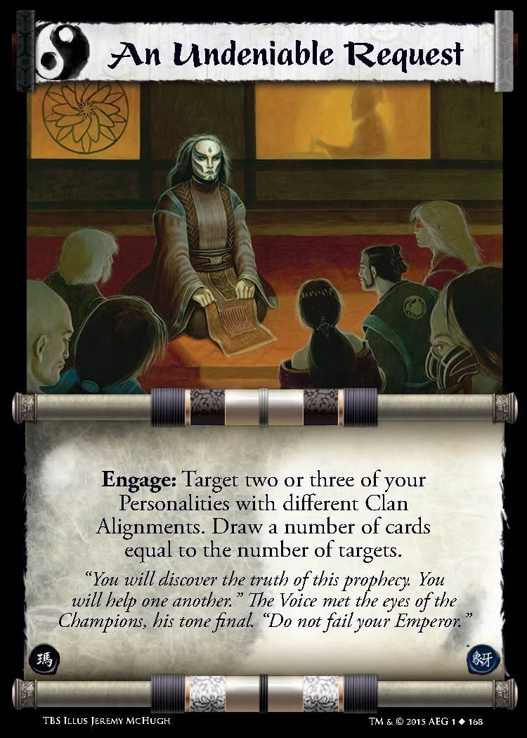 An Undeniable Request/card | L5r: Legend of the Five Rings Wiki | Fandom