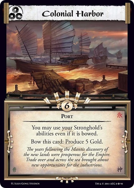 Colonial Harbor/card | L5r: Legend of the Five Rings Wiki | Fandom