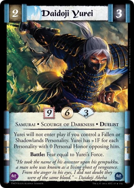 Daidoji Yurei (I)/card | L5r: Legend of the Five Rings Wiki | Fandom