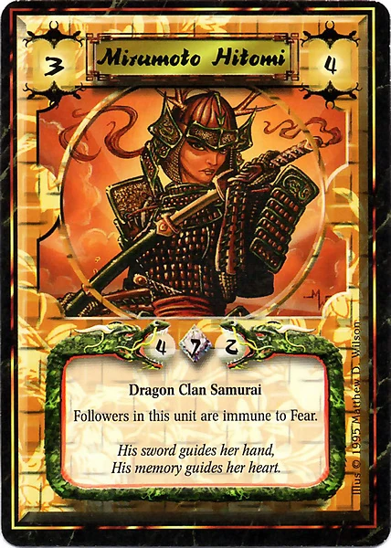 Mirumoto Hitomi/card | L5r: Legend of the Five Rings Wiki | Fandom