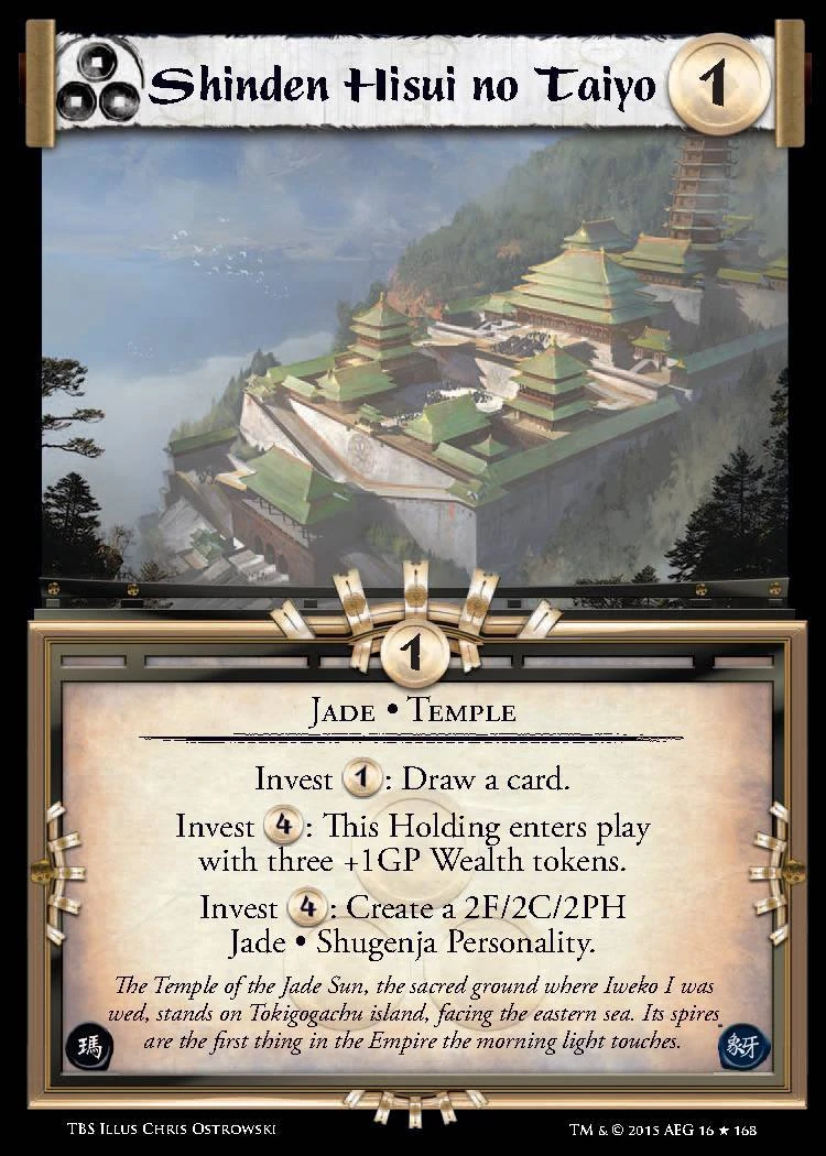 Shinden Hisui no Taiyo/card | L5r: Legend of the Five Rings Wiki | Fandom