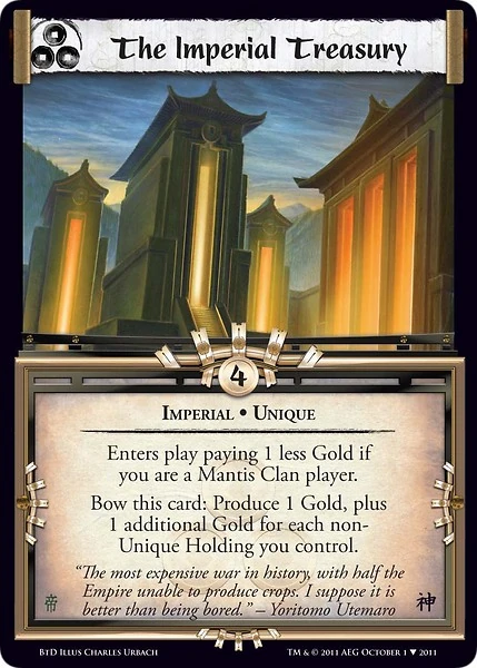 The Imperial Treasury/card | L5r: Legend of the Five Rings Wiki | Fandom