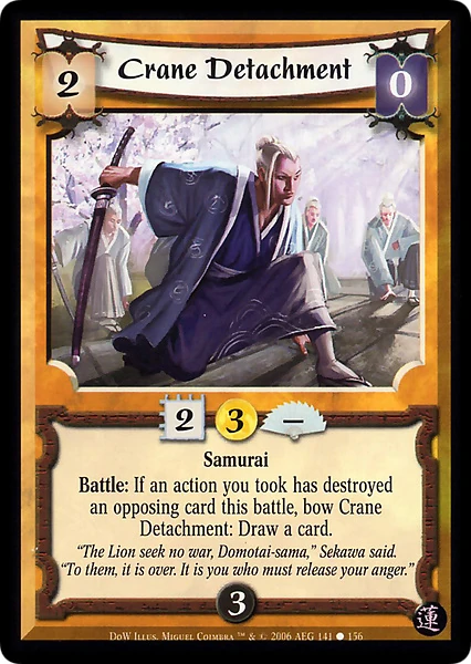 Crane Detachment/card | L5r: Legend of the Five Rings Wiki | Fandom