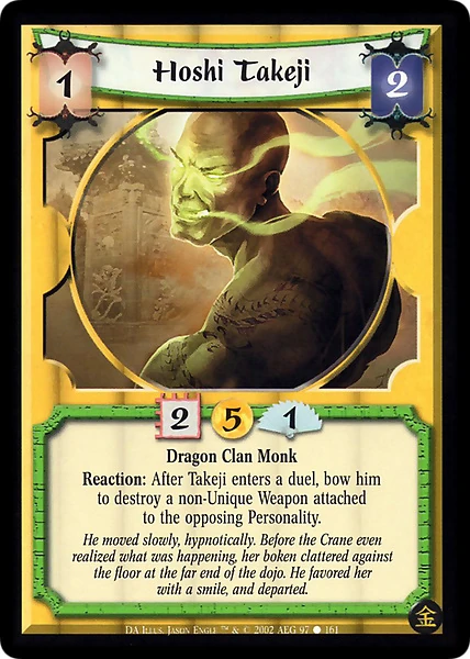 Hoshi Takeji/card | L5r: Legend of the Five Rings Wiki | Fandom