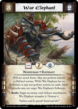 War Elephant/card | L5r: Legend of the Five Rings Wiki | Fandom