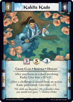 Kakita Kado/card | L5r: Legend of the Five Rings Wiki | Fandom