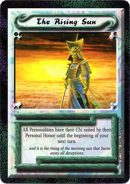 The Rising Sun/card | L5r: Legend of the Five Rings Wiki | Fandom