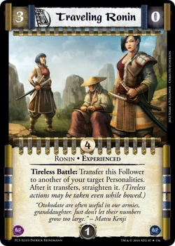 Traveling Ronin Exp/card | L5r: Legend of the Five Rings Wiki | Fandom