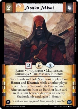 Asako Misai/card | L5r: Legend of the Five Rings Wiki | Fandom