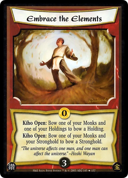 Embrace the Elements/card | L5r: Legend of the Five Rings Wiki | Fandom
