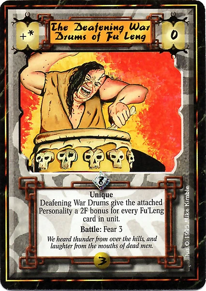 The Deafening War Drums of Fu Leng/card | L5r: Legend of the Five Rings ...