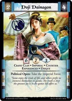 Doji Dainagon Exp/card | L5r: Legend of the Five Rings Wiki | Fandom