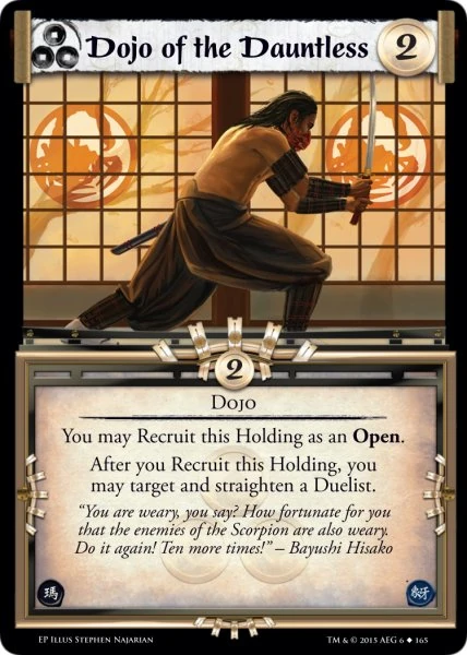 Dojo of the Dauntless/card | L5r: Legend of the Five Rings Wiki | Fandom