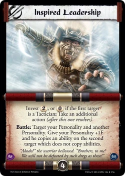Inspired Leadership/card | L5r: Legend of the Five Rings Wiki | Fandom
